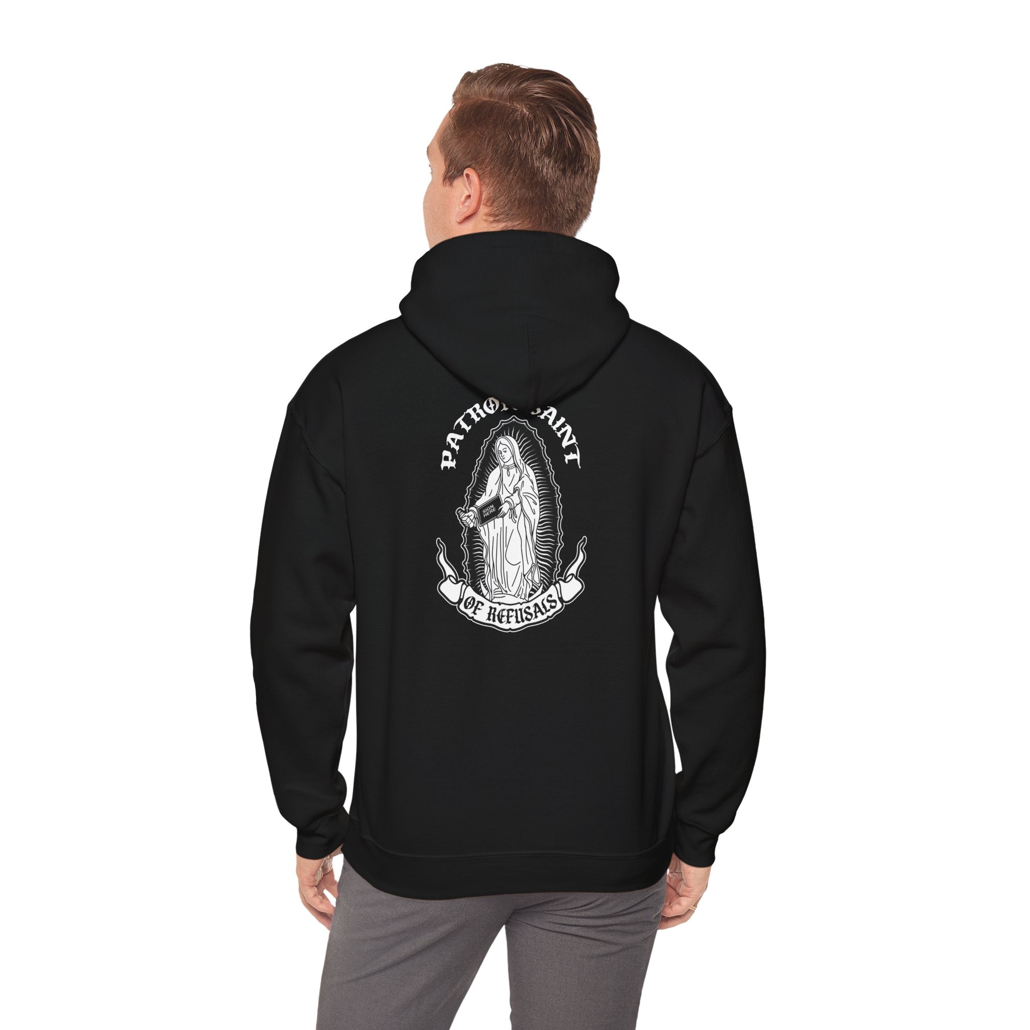 PATRON SAINT HOODIE – Beyond The Meat Wagon